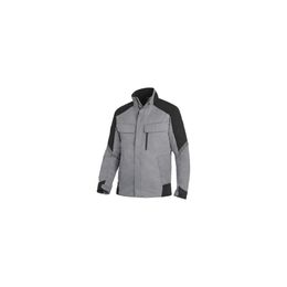 FHB Jacke Frank, Softshell, Gr. L, grau/schwarz (125900-1120-L)
