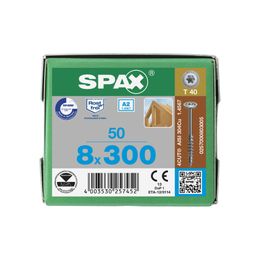 Spax WIROX Tellerkopf 8 x 300 T-STAR PLUS T30 TG 4 Cut (0257000803005)