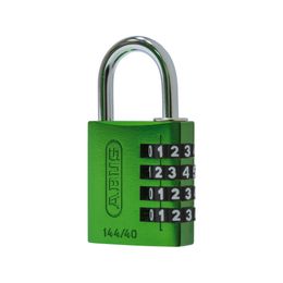Abus Zahlen-Vorhangschloss 144/40 Lock-Tag Aluminium, gr&uuml;n (82374)