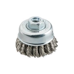 Metabo Topfb&uuml;rste 65x0,35 mm/ 5/8", Edelstahldraht, gezopt, rostfrei, Drahtst&auml;rke 0,35 mm (623805000)