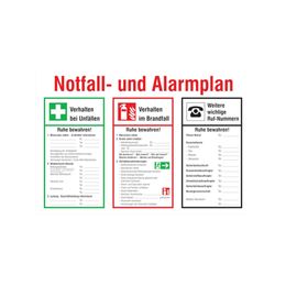 SafetyMarking Notfall- und Alarmplan B600xH400 mm Kunststoff ; WOLK (43.A5975)