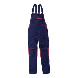 KÜBLER WORKWEAR Kübler IMAGE DRESS Latzhose dunkelblau/mittelrot 110 ; Kübler Workwear (3347 3411-4855-110)