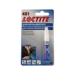 Loctite 401 Sofortkleber farblos 3gr Blister (195904)