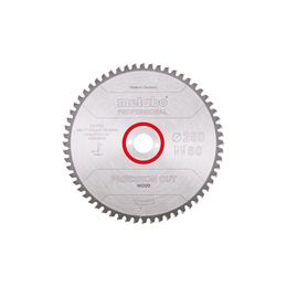 Metabo S&auml;geblatt "precision cut wood - professional", 250x2,4/1,8x30, Z60 WZ 5&deg; neg. (628048000)