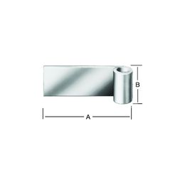 Vormann Anschwei&szlig;band L 100mm,H 45mm,S 6mm zum Anschwei&szlig;en Eisen blank (000067100U)