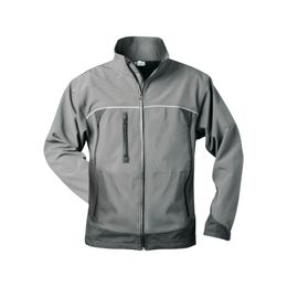 Elysee Jacke Beta, Softshell, Gr. 3XL, grau/schwarz