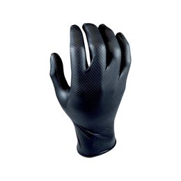 Handschuh Grippaz,Gr. L, schwarz(Box a 50 Stück) ; Majestic (1.44.550.09)