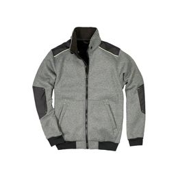 Scheibler Strick-Blouson Piering Gr. XL, grau-meliert