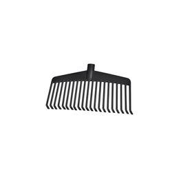 IDEAL Laubbesen Nylon rot 21 Zinken Arbeitsbr 38cm (66520540)