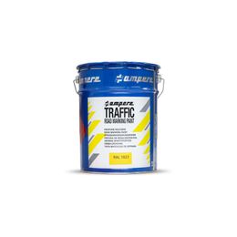 AMPERE TRAFFIC PAINT Stra&szlig;enmarkierungsfarbe Traffic Paint 5kg rot Road Marking Paint ; A.M.P.E.R.E (10627)