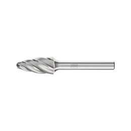 Pferd Hartmetall Hochleistungsfrässtift ALU Rundbogen RBF Ø 12x25 mm Schaft-Ø 6 mm Alu/NE Metalle (21117886)