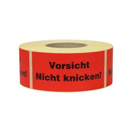 TransPak Hinweis Etiketten Vorsicht Nicht knicken 1.000 Stk/Rolle (8370014)