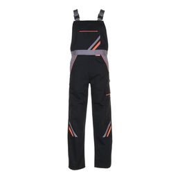 Planam Latzhose schwarz/orange/zink 58 (2431058)