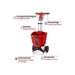 Einhell Akku-Streuwagen GE-SR 18/22 Li-Solo ohne Akku und Ladegerät (3415430)