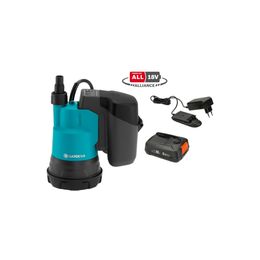 Gardena Akku-Klarwass.-Tauchpumpe 2000/2 18V P4A Ready-To-Use Set (14600-61)