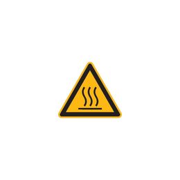 SafetyMarking Warnschild Aluminium SL 100 mm Warnung vor hei&szlig;er Oberfl&auml;che ; WOLK (11.0326)