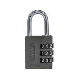 Abus Zahlen-Vorhangschloss 144/30 Lock-Tag Aluminium, titanium (80932)