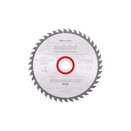 Metabo Sägeblatt "precision cut wood - professional", 165x2,2/1,4x20 Z42 WZ 15° (628291000)