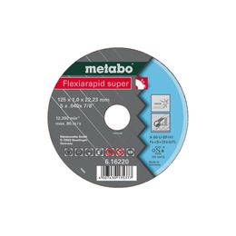 Metabo Flexiarapid super 115x1,0x22,23 Inox, Trennscheibe, gerade Ausf&uuml;hrung (616216000)