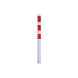 Absperrpfosten 70x70 r/w ortsfest 1400 mm ; Gausmann (40.0 + 23.0)