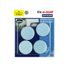 fix-o-moll Suki, Gleiter rund, Durchmesser 40mm zum Kleben Kunststoff grau (3566482)