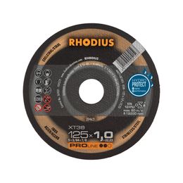 Rhodius Trennscheibe XT38 125 x 1,0mm gerade (204621)