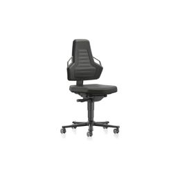 bimos Arbeitsstuhl Nexxit 2 Griff grau Sitzhöhe 450-600 mm Stoff schwarz,mit (9033-6801-3285)