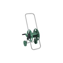 Floraworld Schlauchwagen für 45m 1/2" Schlauch grün/schwarz (11346)
