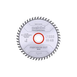 Metabo S&auml;geblatt "precision cut wood - professional", 220x2,6/1,6x30, Z48 DZ/HZ 10&deg; (628043000)