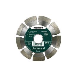 Metabo Diamanttrennscheibe 115x22,23mm, SP-U, Universal "SP", Blister (624295000)