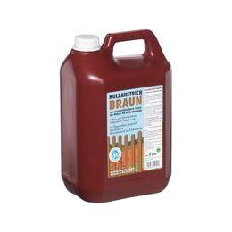Holzanstrich 5 l, braun Kunststoff-Kanister ; Burtex (1B05K)