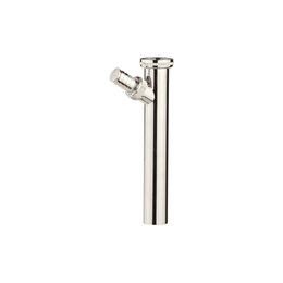 Kirchhoff Tauchrohr Siphon, Chrom, 1 1/4"x 3/4"Tx 200x 32mm mit Waschger&auml;teanschl. mit (988401148)