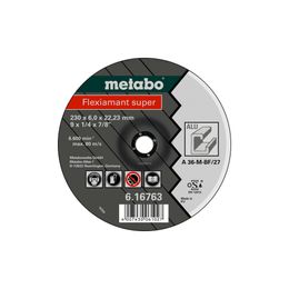 Metabo Flexiamant super 125x6,0x22,23 Alu, Schruppscheibe, gekr&ouml;pfte Ausf&uuml;hrung (616749000)