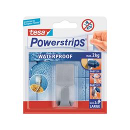 Tesa Haken Zoom,Inh.1St Powerstrips Waterproof Metall (59707-00000-04)