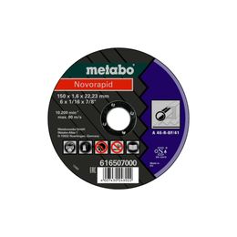 Metabo Novorapid 150 x 1,6 x 22,23 mm, Stahl, Trennscheibe, Form 41 (616507000)