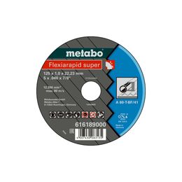 Metabo Flexiarapid super 115x1,0x22,23 Stahl, Trennscheibe, gerade Ausf&uuml;hrung (616188000)