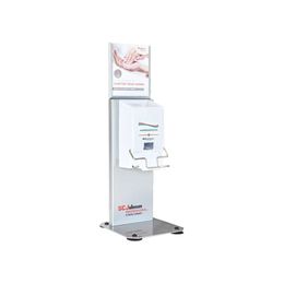 Stoko Theken-Spenderstation Silber, für 1 l Kartusche manuellen o. TouchFREE ; SC Johnson Professional (CTDSPSTAND)