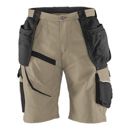 KÜBLER WORKWEAR Kübler Practiq Shorts 2451 sandbraun/schwarz 46 ; Kübler Workwear (24519314-2599-46)