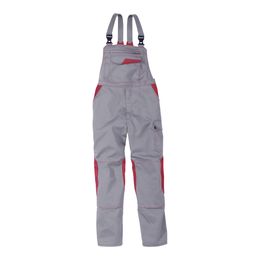 KÜBLER WORKWEAR Kübler IMAGE DRESS Latzhose mittelgrau/mittelrot 94 ; Kübler Workwear (3347 3411-9555-94)