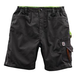 Terrax Herren Shorts Gr.50 schwarz/limette 65%PES/35%CO (20385)