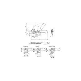 AMF Waagerechtspanner 6832 Gr. 1 (93211)