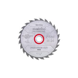 Metabo S&auml;geblatt "precision cut wood - professional", 165x2,2/1,4x20 Z24 WZ 20&deg; (628290000)