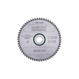 Metabo Sägeblatt "multi cut - professional", 235x2,4/1,8x30, Z60 FZ/TZ 5° (628495000)