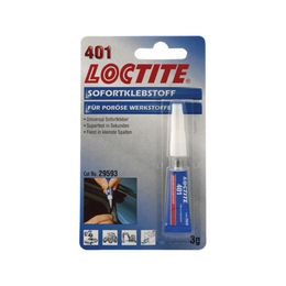 Loctite 401 Sofortkleber farblos 5gr Flasche VE12 (195905)