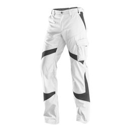KÜBLER WORKWEAR Kübler ActiviQ Damenhose 2550 weiß/anthrazit Größe 48 ; Kübler Workwear (25505365-1097-48)