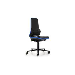 bimos Arbeitsstuhl ESD Neon 2, blau Sitzhöhe 450-620 mm mit Rollen, ohne Polster (9563E-9999-3277)
