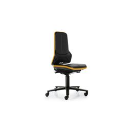bimos Arbeitsstuhl ESD Neon 2, orange Sitzhöhe 450-620 mm mit Rollen, ohne (9563E-9999-3279)
