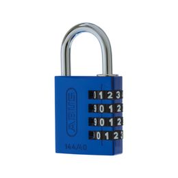 Abus Zahlen-Vorhangschloss 144/40 Lock-Tag Aluminium, blau (82372)