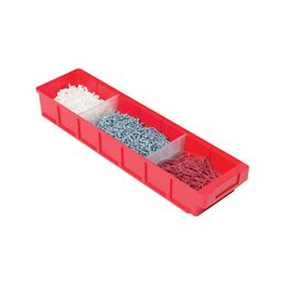 LA-KA-PE Kleinteilebox VKB B93xT600xH83 mm rot (60093 02 01)