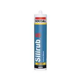 Soudal SILIRUB S Sanit&auml;rdicht- masse 300ml schwarz (101550)